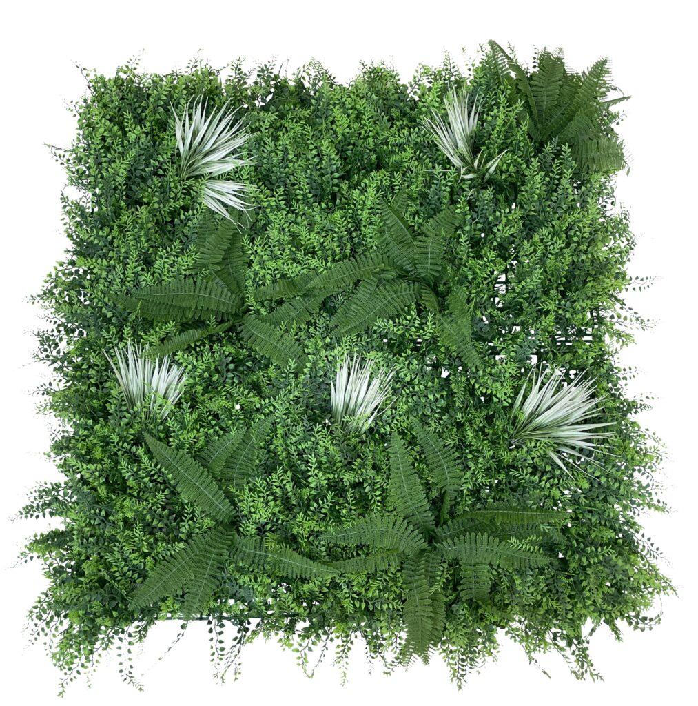 Buy Tropical Mixed Ferns & Grass Wall Panel 1x1 Meter Online